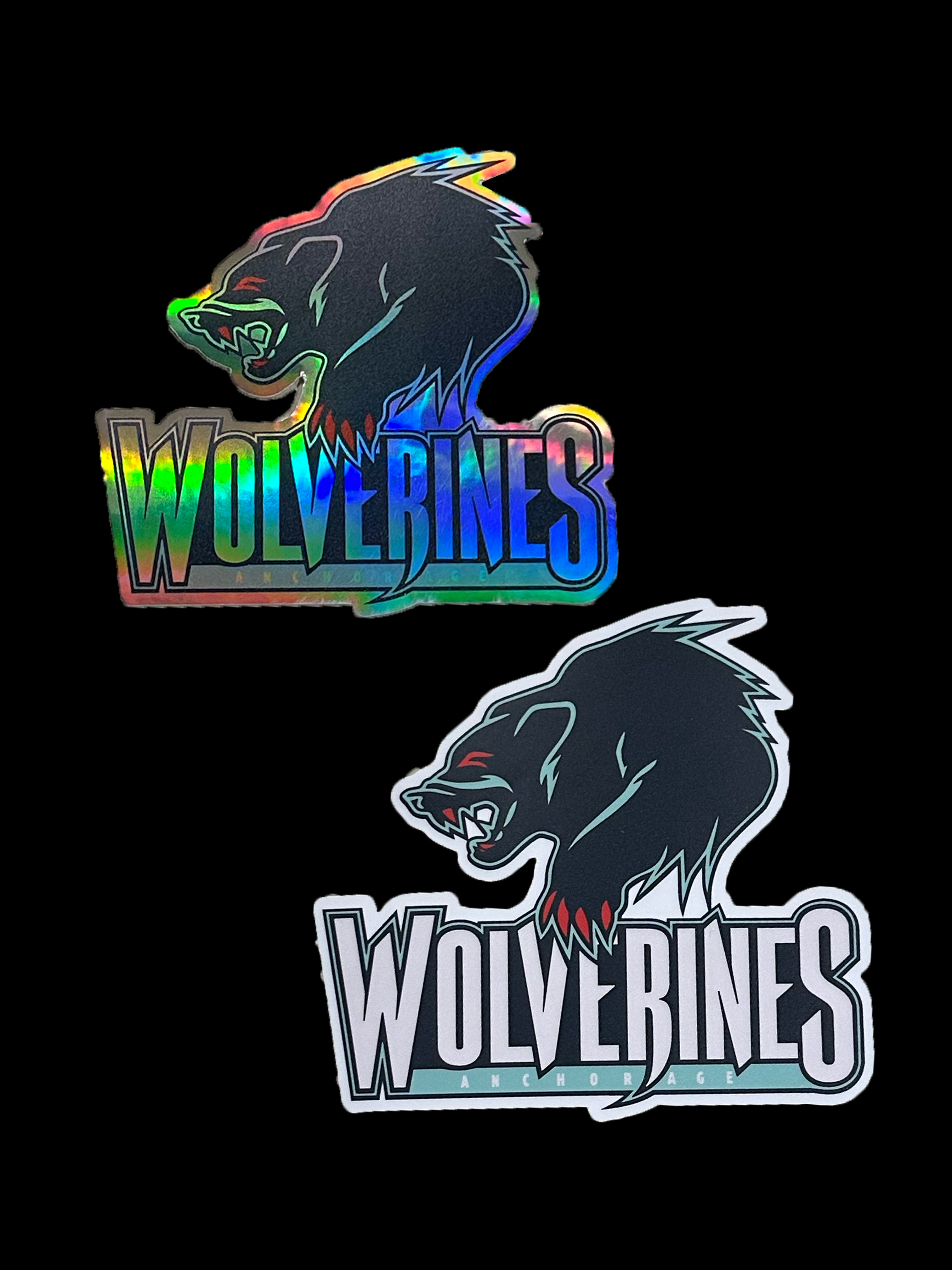 Wolverines Alt. Logo Sticker | Anchorage Wolverines