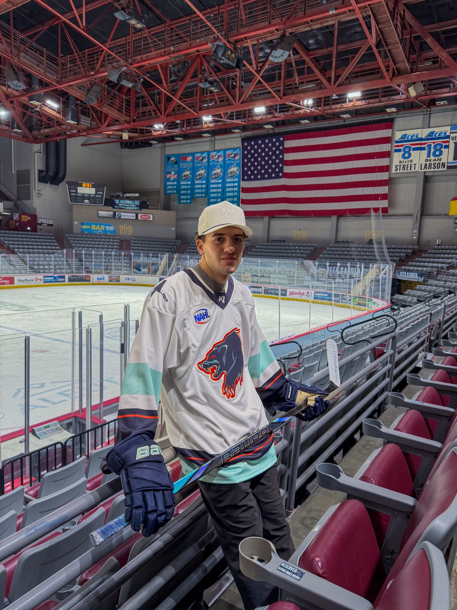 Replica Jersey-WHITE | Anchorage Wolverines